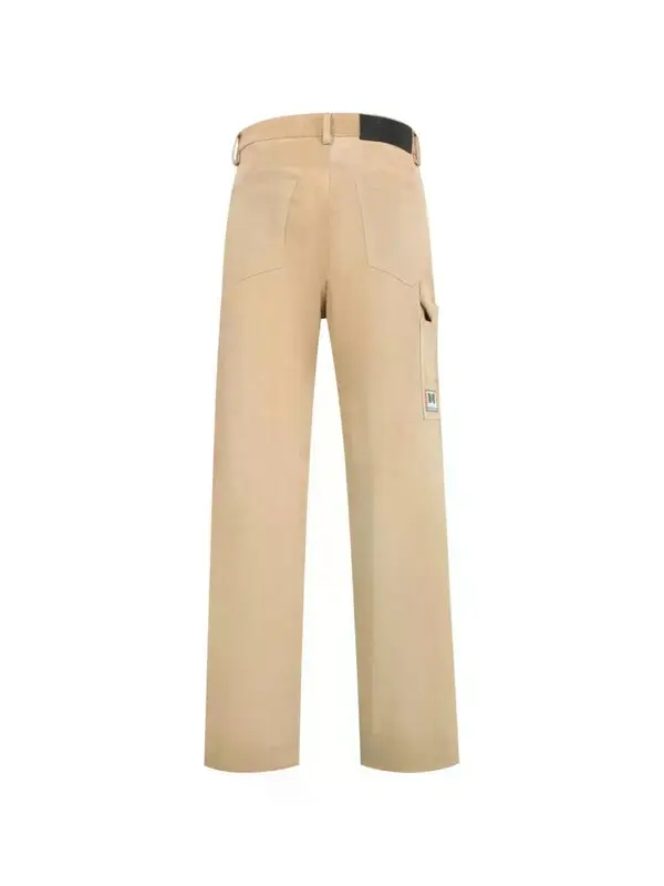 NAHMIAS Suede Straight-leg Carpenter Pants