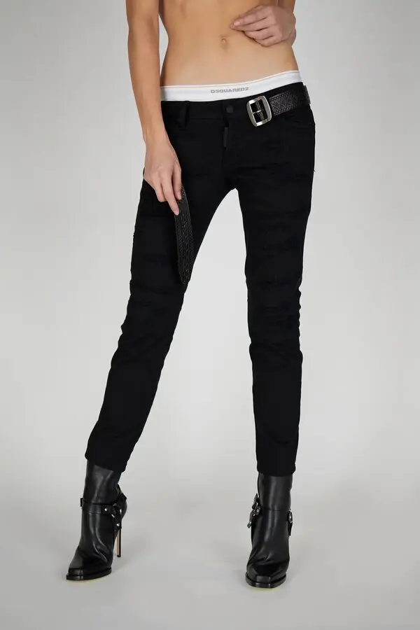 Dsquared2 Bull Cropped Jeans