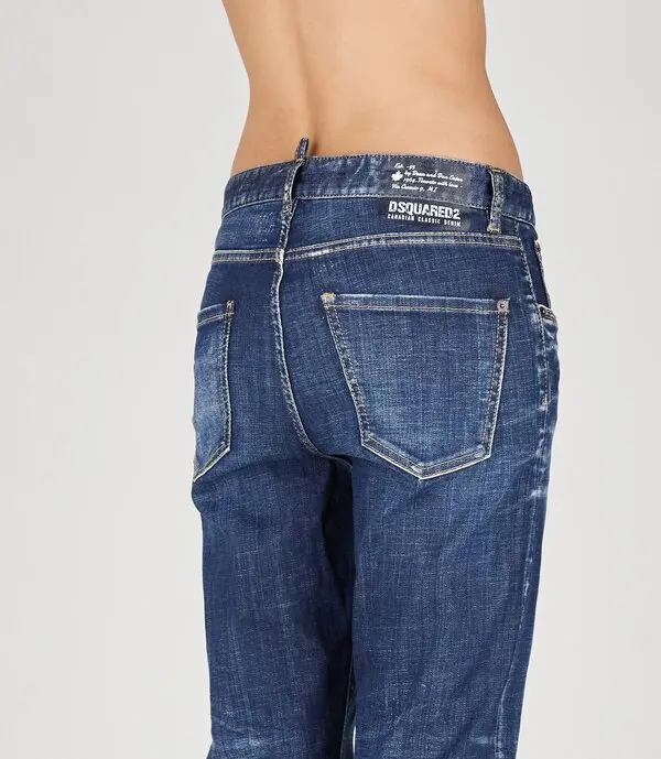 Dsquared2 Dark Pressed Wash 642 Jeans - Blue