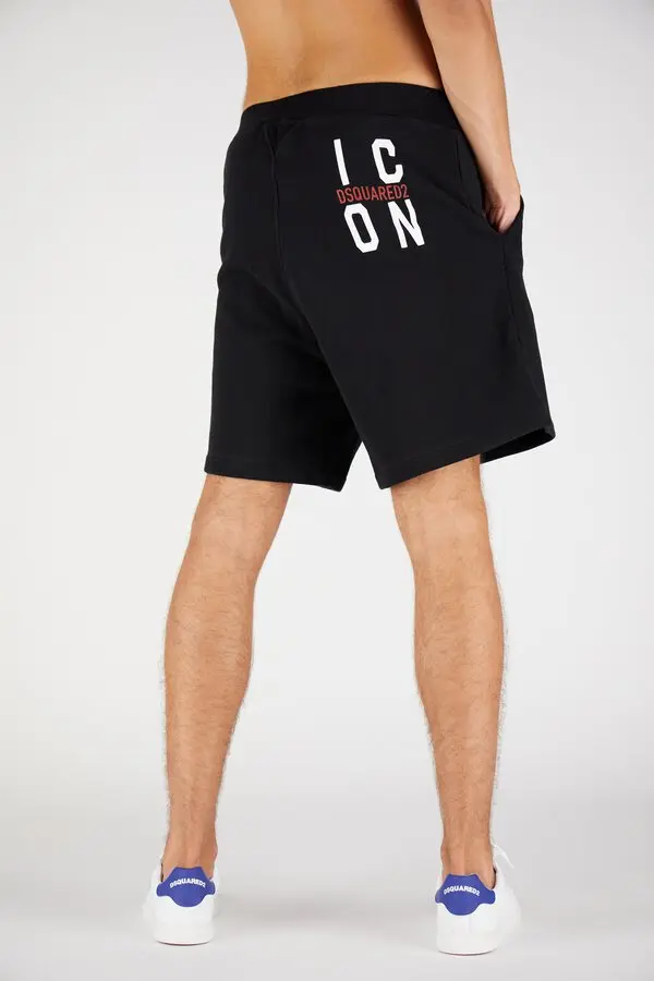 Dsquared2 Icon Logo Cotton Shorts