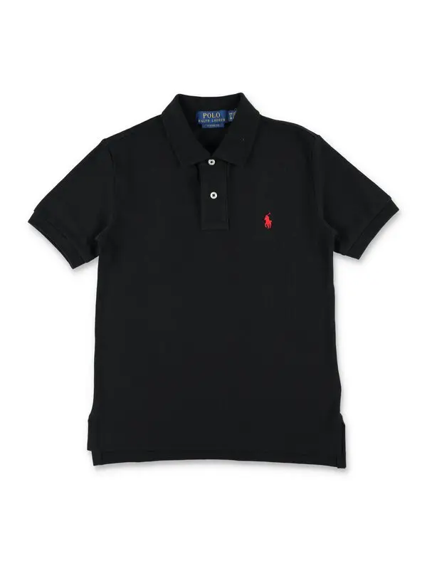 Polo Ralph Lauren Kid Slim Fit Embroidered Pony Polo Shirt
