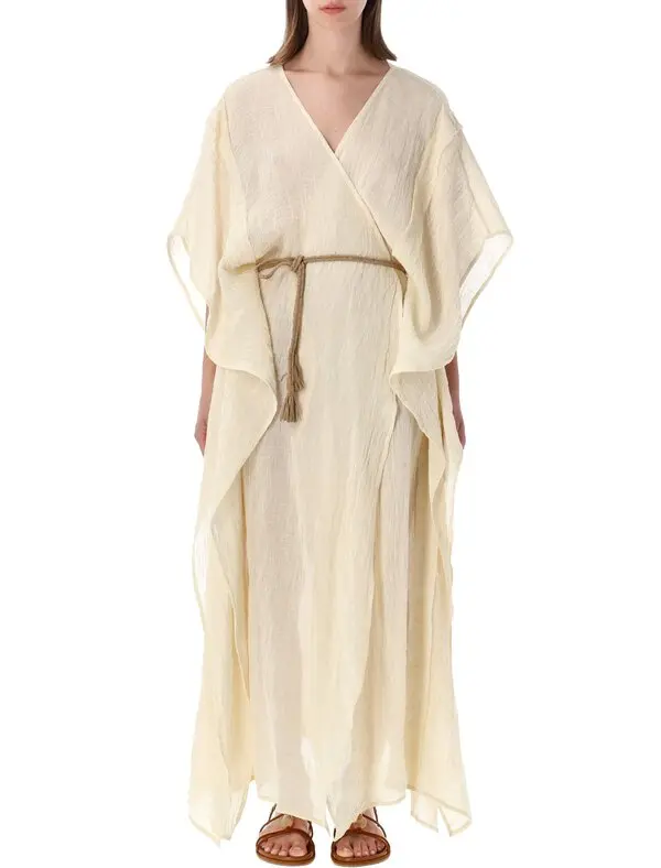 120% Lino Dresses - Natural