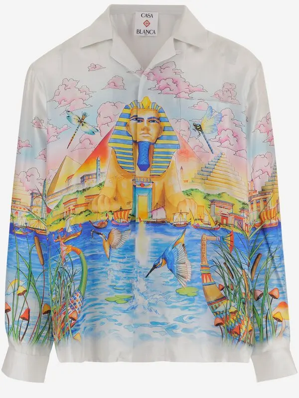 Casablanca Printed Silk Shirt