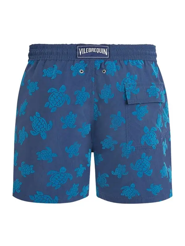 Vilebrequin Moorea Flocked Ronde Des Tortues Swim Shorts