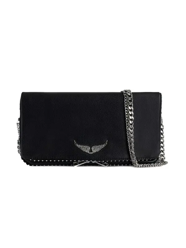 Zadig&Voltaire Rock Clutch Bag With Studs