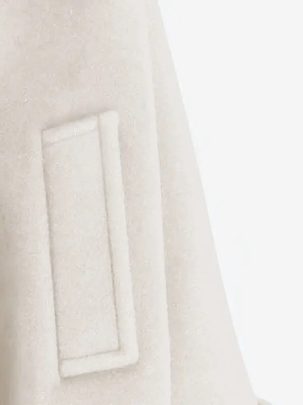 Chloé Oversized Short Coat In Wool Blend