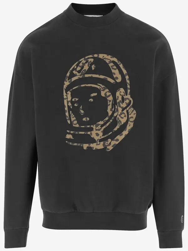 BILLIONAIRE Cotton Sweatshirt With Logo - Black