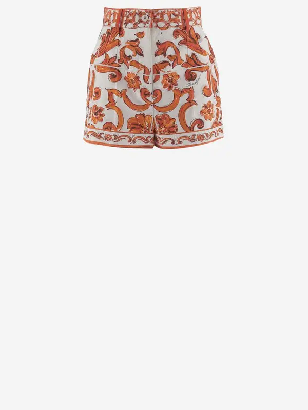 Dolce & Gabbana Stretch Cotton Blend Shorts