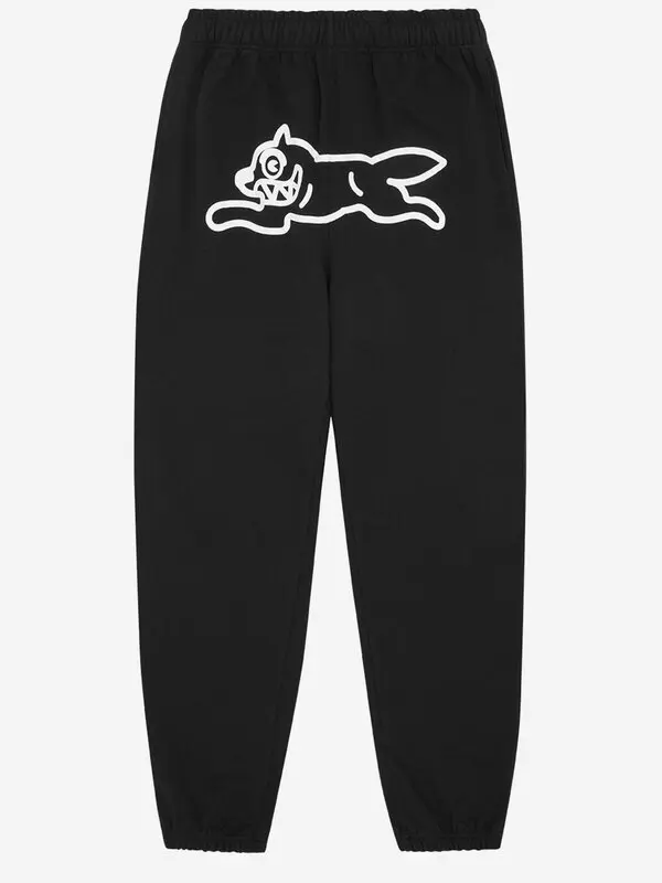 ICECREAM Cotton Pants With Running Dog Logo