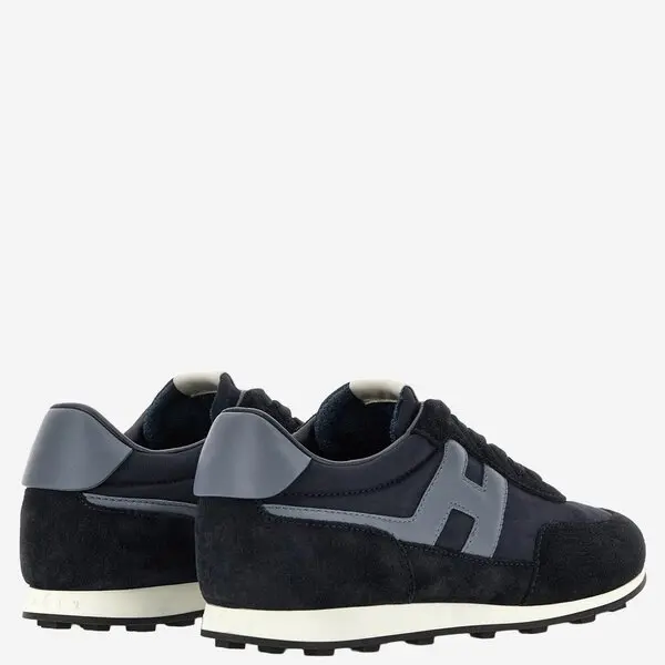 Hogan Athletic Sneakers In Leather And Nylon