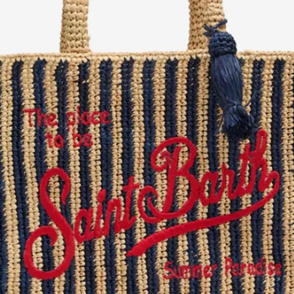 MC2 SAINT BARTH Rafia Collette Bag