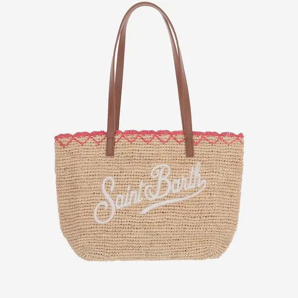 MC2 SAINT BARTH Raffia Tote Bag