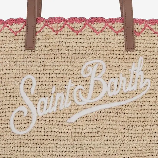 MC2 SAINT BARTH Raffia Tote Bag