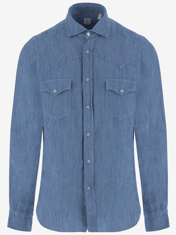 FINAMORE 1925 Cotton And Linen Shirt