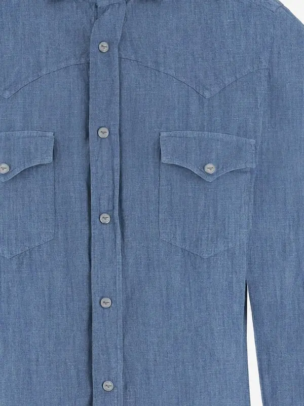 FINAMORE 1925 Cotton And Linen Shirt