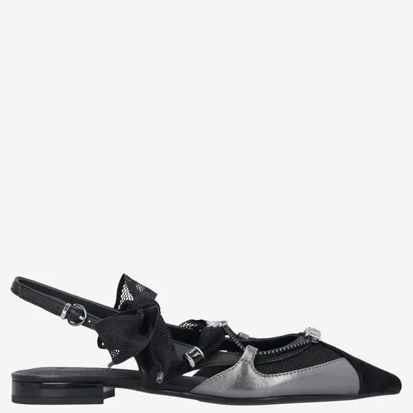 Pinko Slingback Lace Up Flats