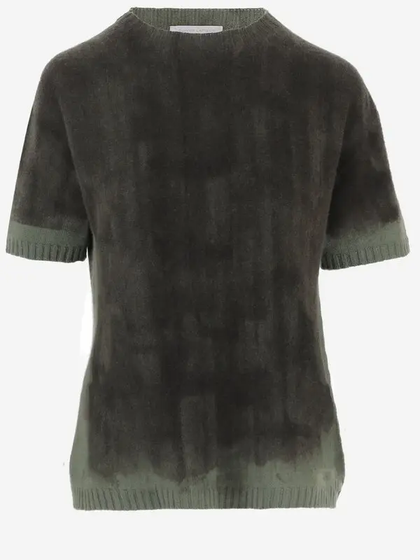 OLIVER LATTUGHI Cashmere T Shirt With Gradient Effect