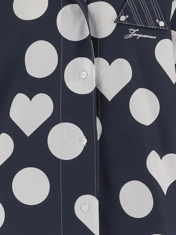 Jacquemus Cotton Shirt With All Over Print