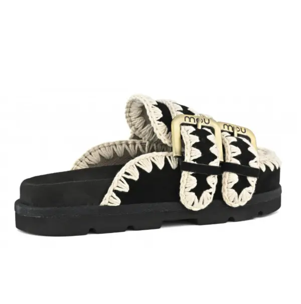 Mou Low Bio Sabot With Two Buckles