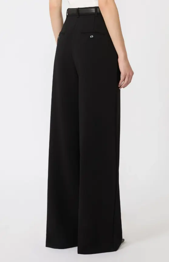 Max Mara High-waisted Belted Wide-leg Trousers