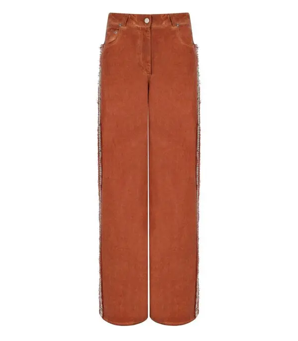 Essentiel Antwerp Jeeper Rust Wide Leg Jeans - Orange