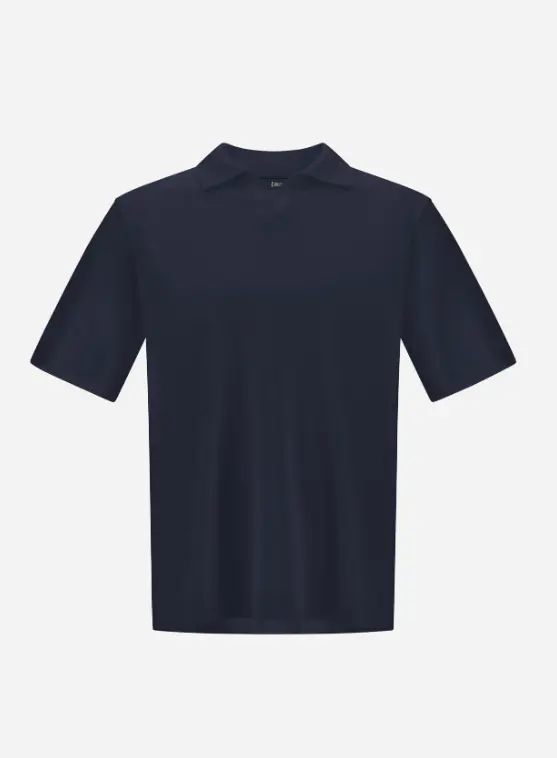 Herno Jersey Knit Effect Polo