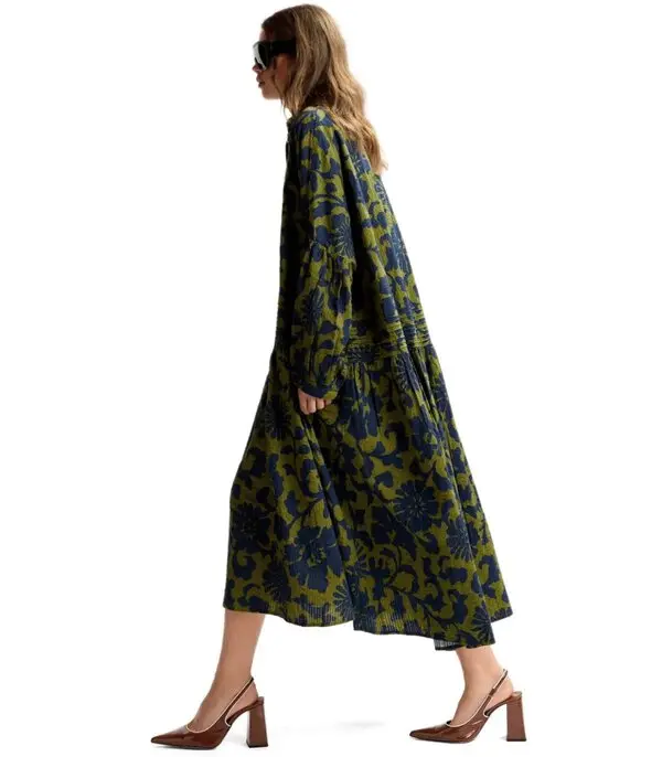 Essentiel Antwerp Floral Print Cotton Shirt Dress