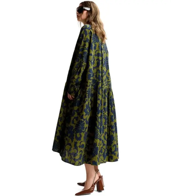 Essentiel Antwerp Floral Print Cotton Shirt Dress