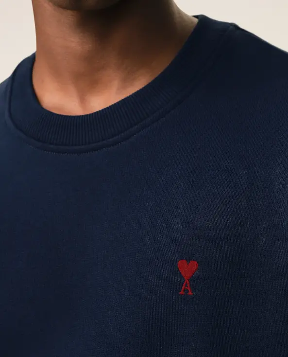 AMI Paris Sweatshirt De Coeur Rouge