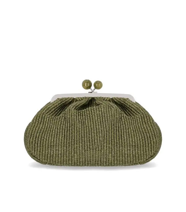 Max Mara Pasticcino Fortuna Medium Khaki Clutch