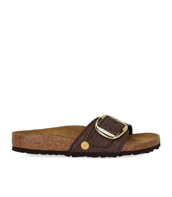 BIRKENSTOCK Madrid Raffia Big Buckle Carafe Sandal