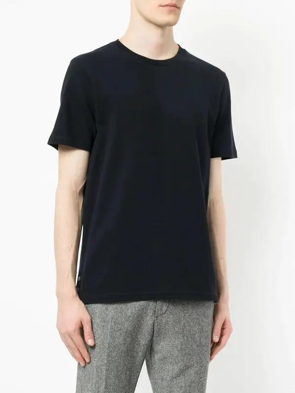 Thom Browne Relaxed Fit T-shirt With Center Back Rwb Stripe