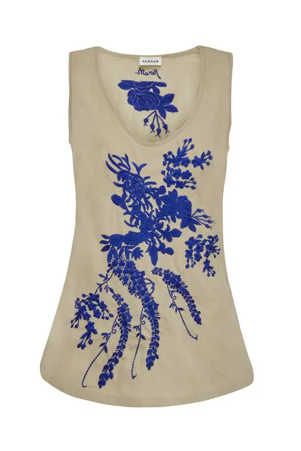PAROSH Embroidered Blouse