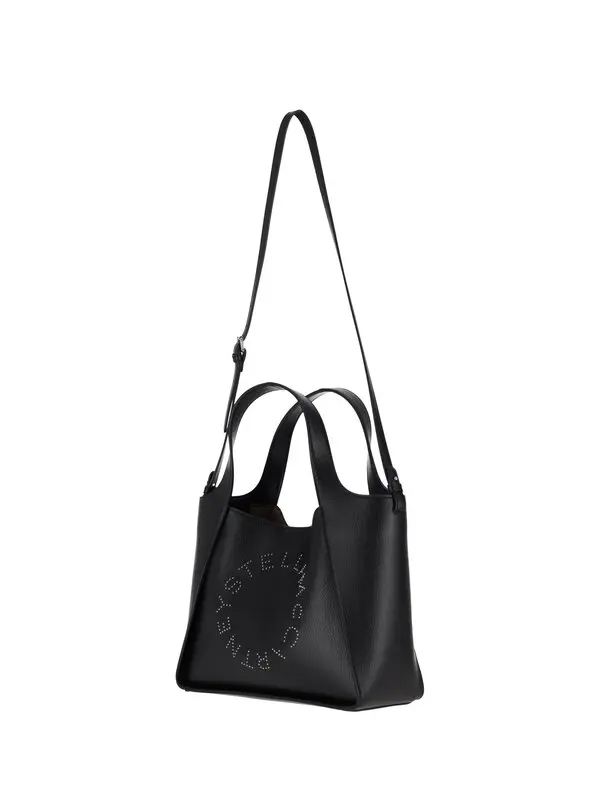 Stella McCartney Logo Crossbody Tote Bag - Black