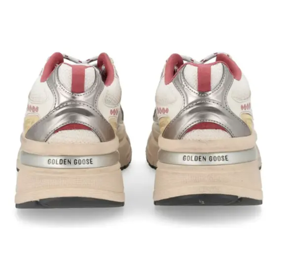 GOLDEN GOOSE Lightstar Mesh And Leather Sneakers