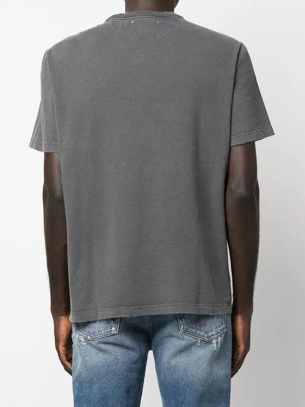 GOLDEN GOOSE Distressed Logo T-shirt