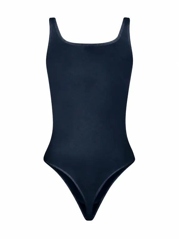 Wolford Jamaika String Bodysuit - Navy