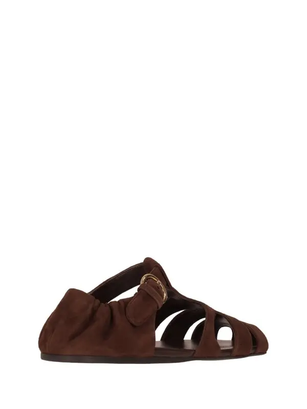 Miu Miu Allacciate Camoscio Sandals