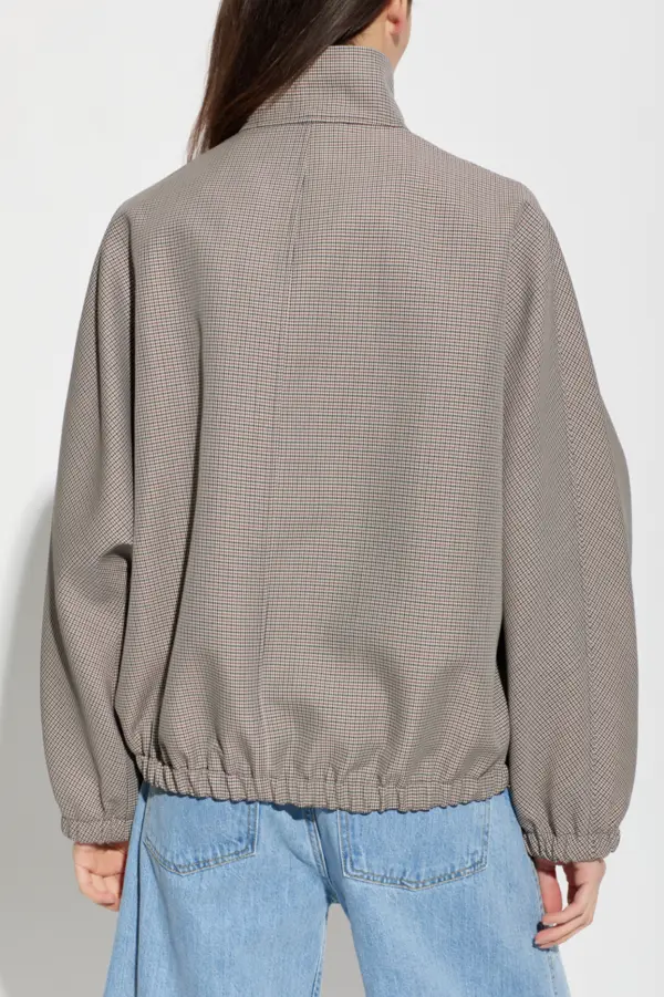 COURREGES Houndstooth Bomber Jacket
