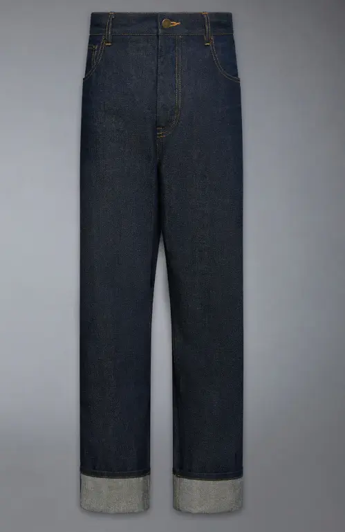 Thom Browne Denim Pockets Trouser In Japanese Selvedge Denim