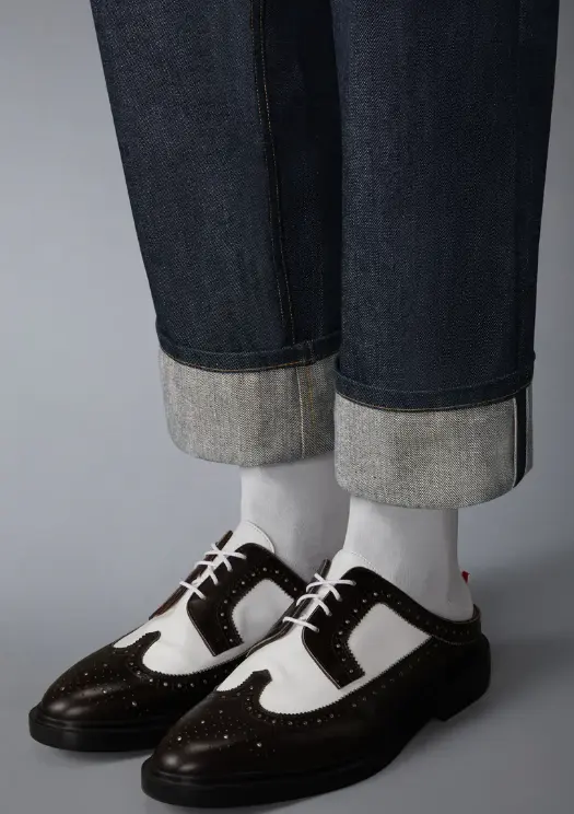 Thom Browne Denim Pockets Trouser In Japanese Selvedge Denim