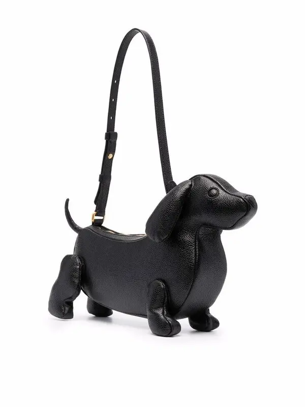 Thom Browne Baby Hector Bag In Pebble Grain Leather