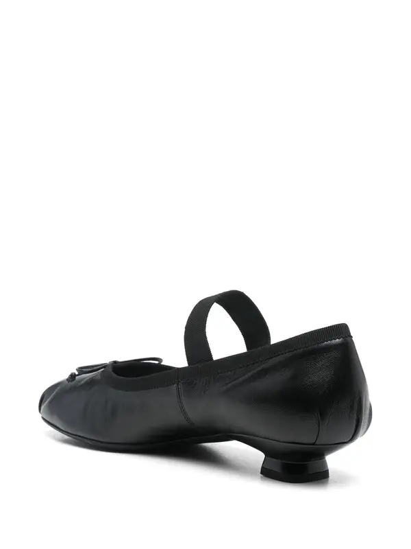 Miu Miu Logo Intarsia Ballet Flats