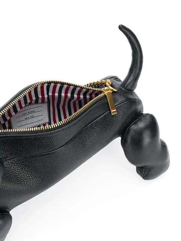 Thom Browne Pebbled Leather Mini Hector Bag