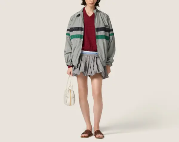 Miu Miu Silk Technical Jacket