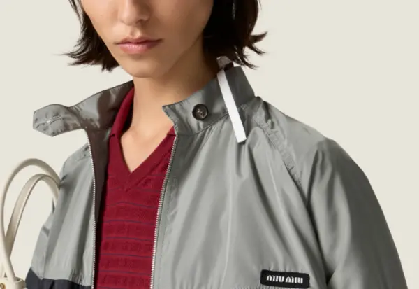 Miu Miu Silk Technical Jacket