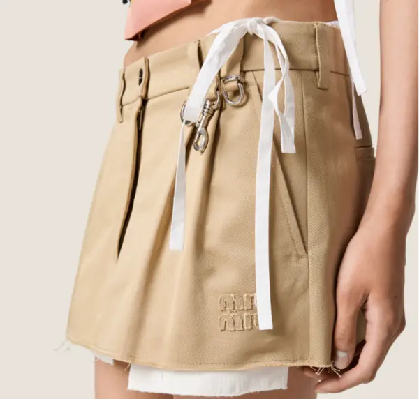 Miu Miu Gonne Chino