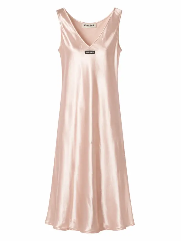 Miu Miu Satin Washed Dress