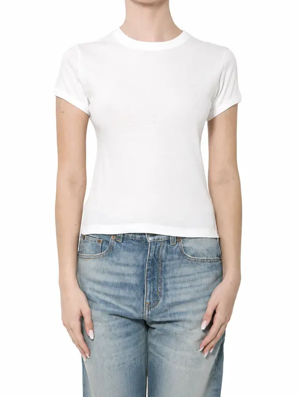 Saint Laurent White T-shirt - Blanc