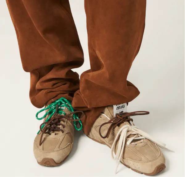 Miu Miu Suede Lace-up Ankle Boots